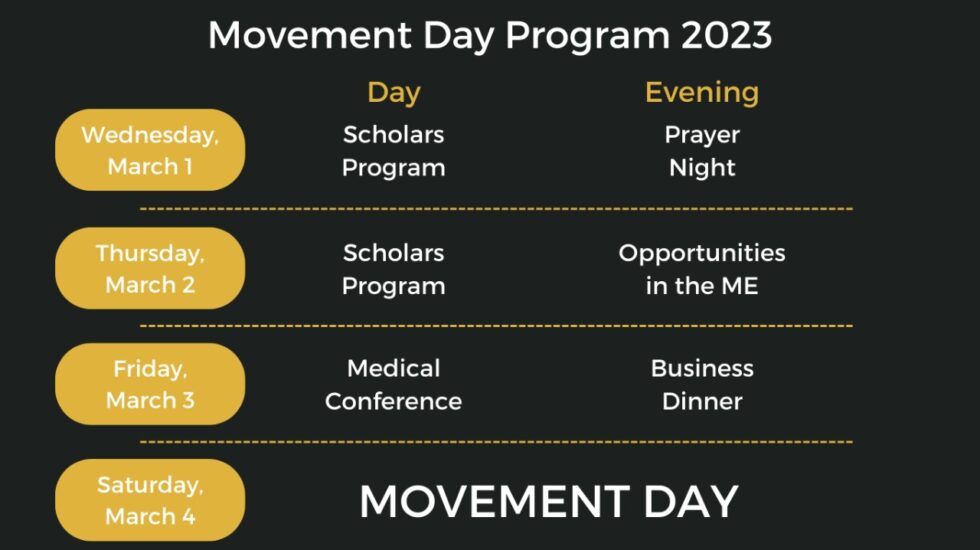 Movement Day Middle East | United to serve our city.